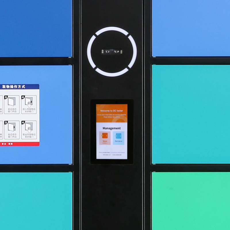 Barcode Electronic Smart Fingerprint Digital Parcel Storage Locker For ...